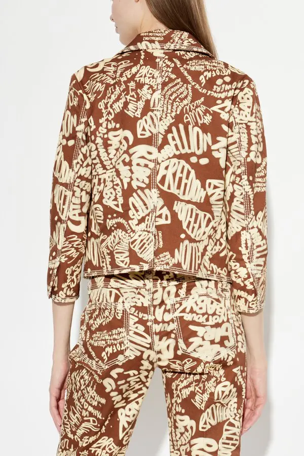 Dsquared2 Tailored Blazer With Open Lapels - Brown