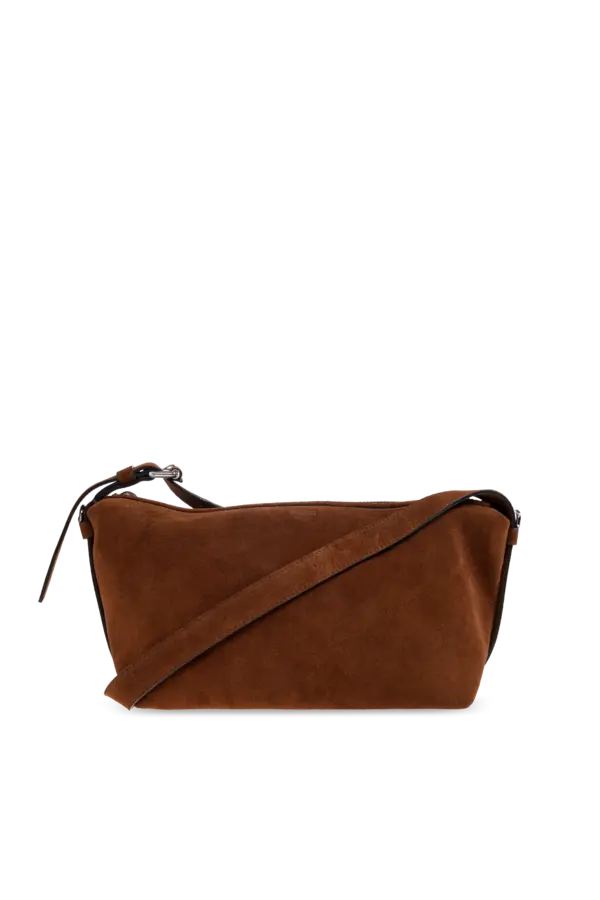 Moschino Suede Shoulder Bag - Brown