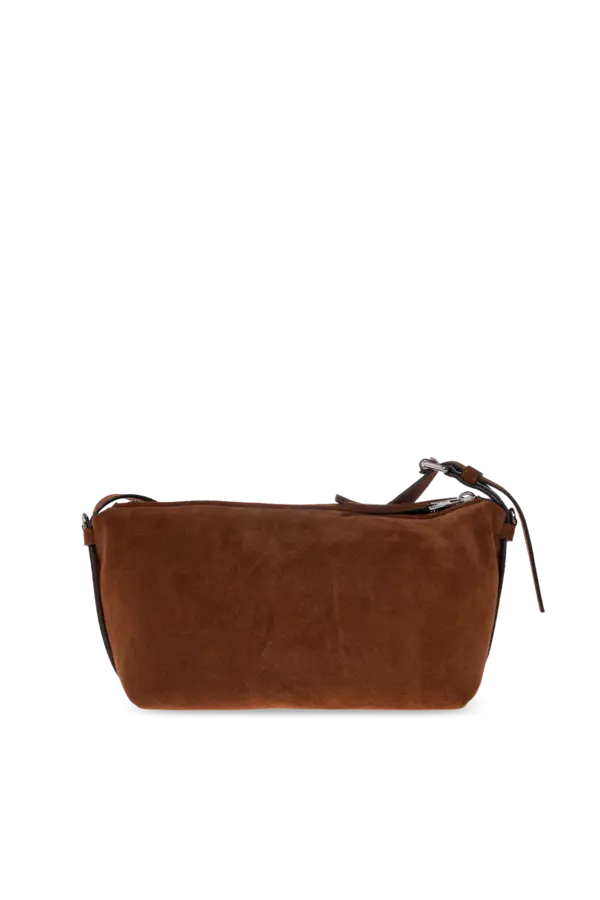 Moschino Suede Shoulder Bag - Brown