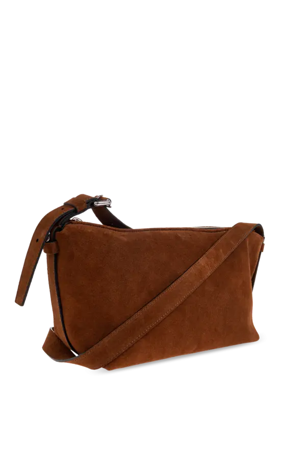 Moschino Suede Shoulder Bag - Brown