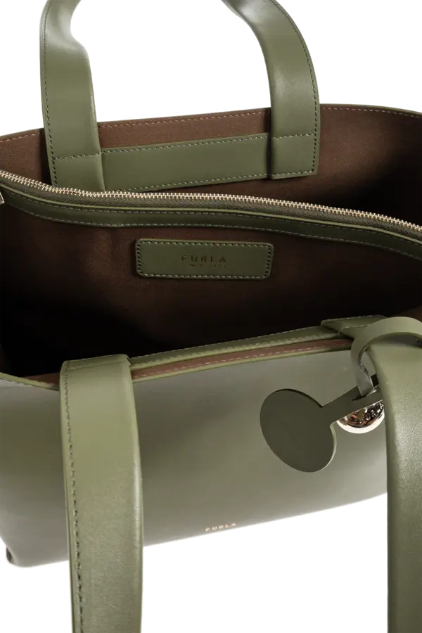 Furla Divide Medium Shopper Bag - Green