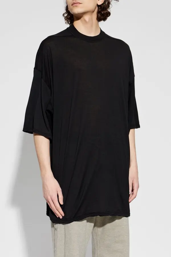 Rick Owens Oversize' T-shirt - Black