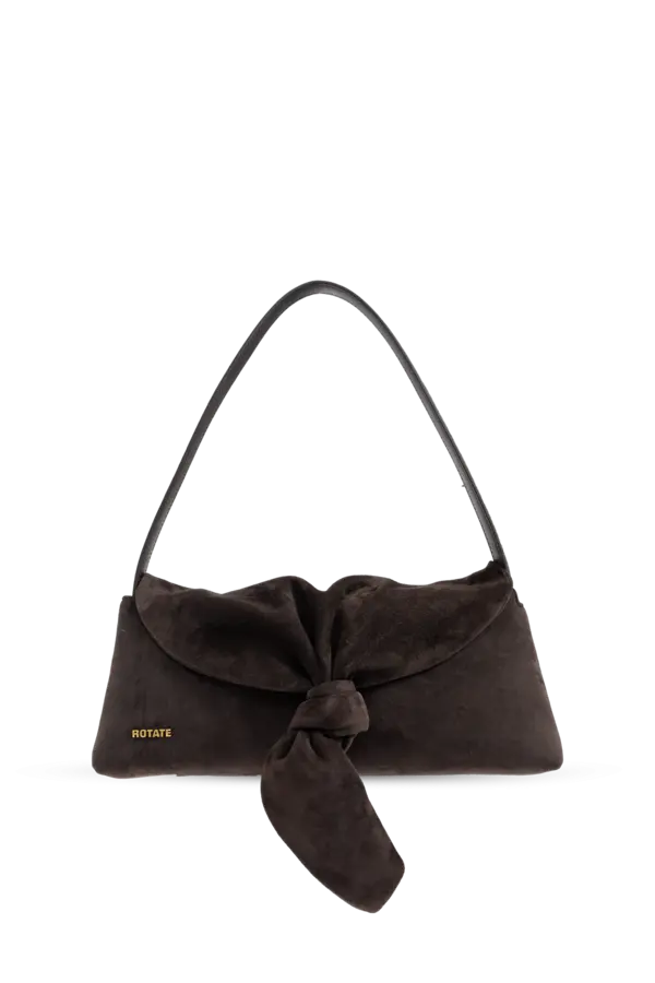 ROTATE BY BIRGER CHRISTENSEN Suede Shoulder Bag - Brown