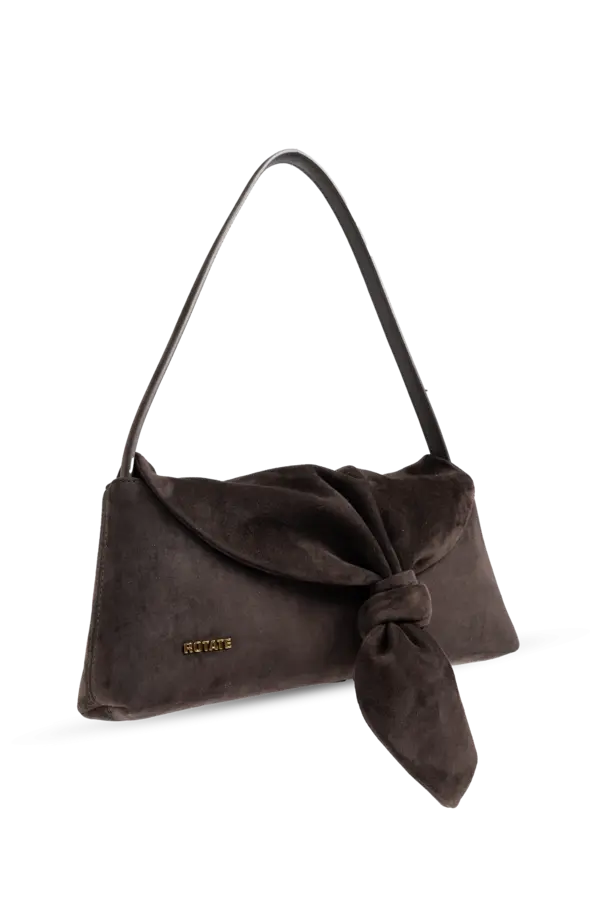ROTATE BY BIRGER CHRISTENSEN Suede Shoulder Bag - Brown