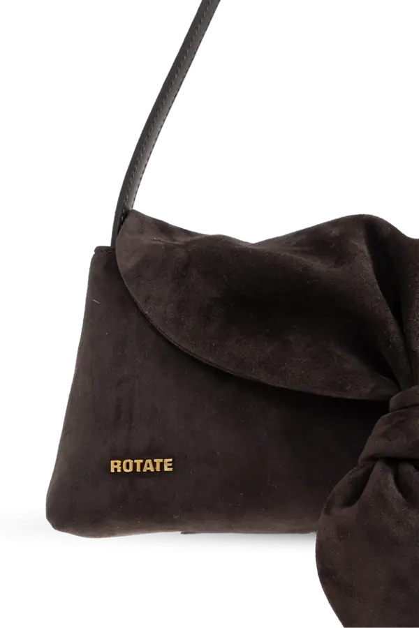 ROTATE BY BIRGER CHRISTENSEN Suede Shoulder Bag - Brown