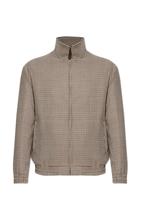 Etro Quilted Jacket With Checked Pattern - Brown