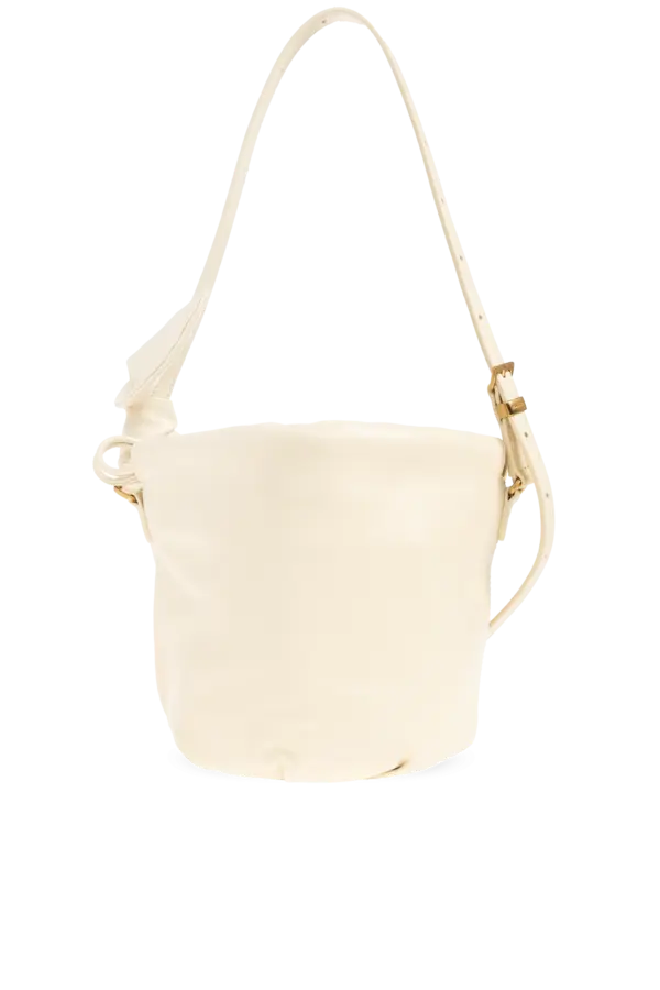 ROTATE BY BIRGER CHRISTENSEN Leather Shoulder Bag - Beige