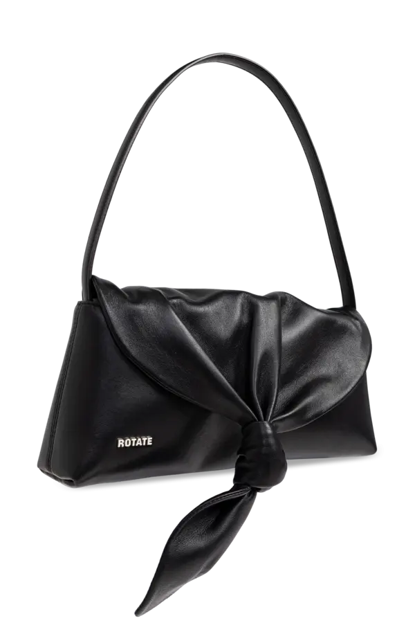 ROTATE BY BIRGER CHRISTENSEN Leather Shoulder Bag - Black