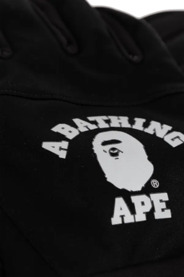 A BATHING APE Gloves With Logo