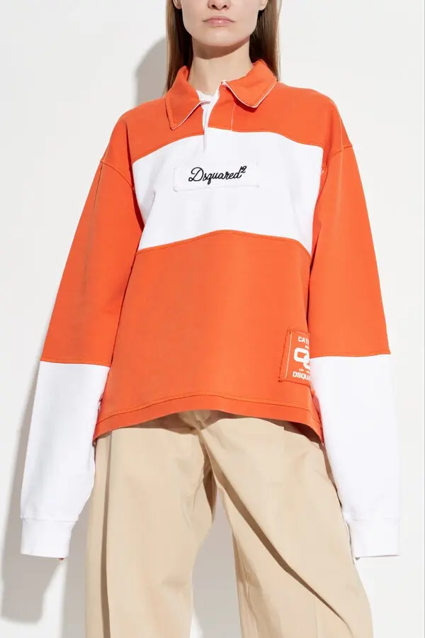 Dsquared2 Polo With Embroidered Logo