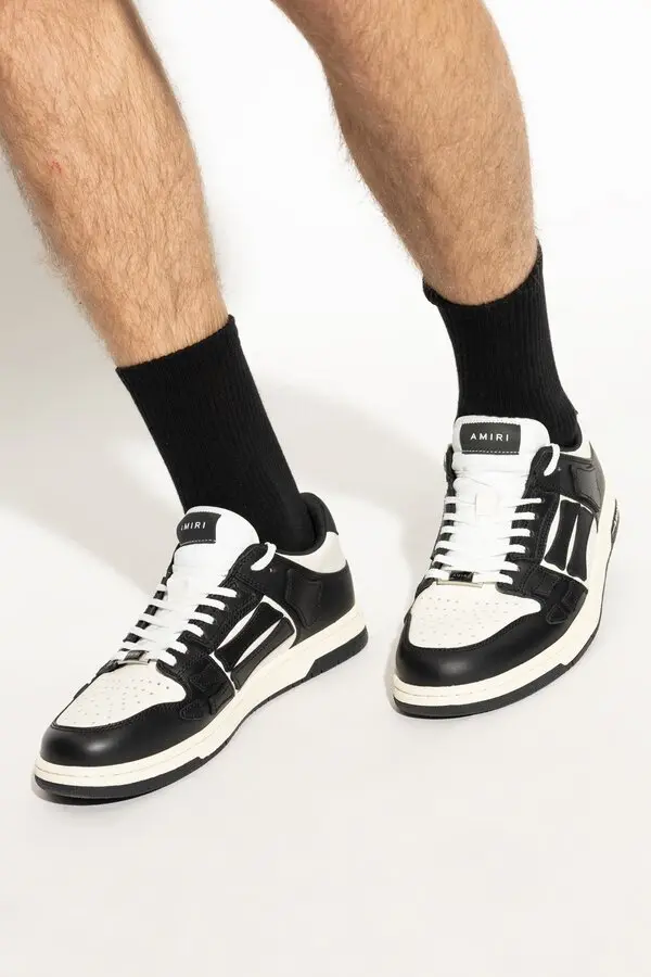 Amiri Skle Top Low Sneakers - Black