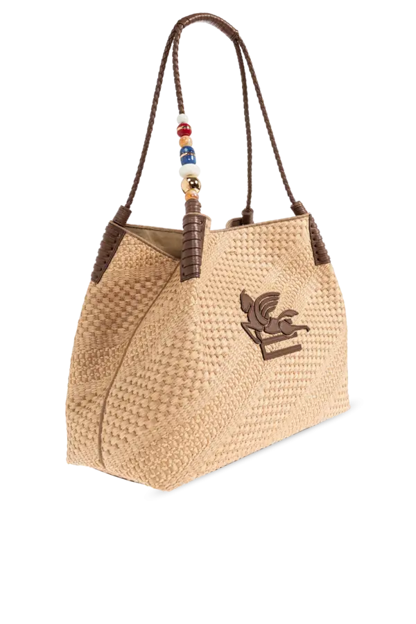 Etro Libra Large Shoulder Bag - Beige