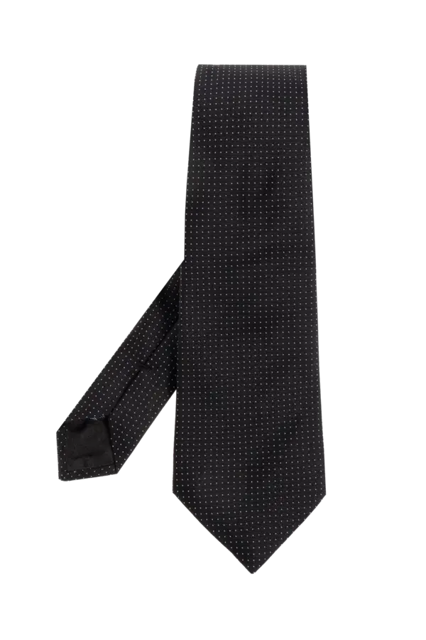Giorgio Armani Silk Neck Tie - Black