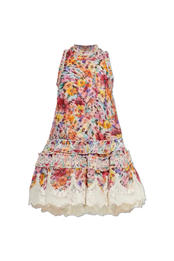 Zimmermann Floral Mini Dress - Multicolour