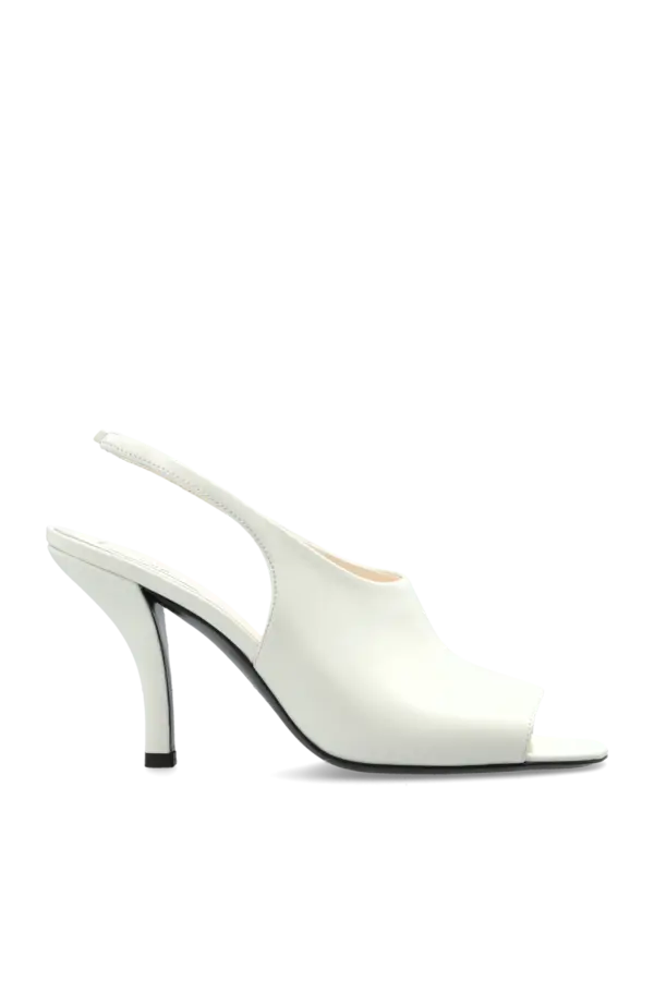 TOTEME Leather Heeled Shoes - White