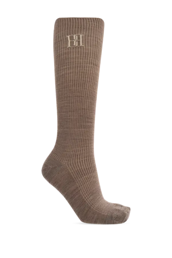 BY MALENE BIRGER Knee-high Socks - Brown
