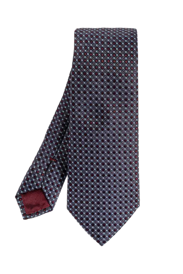 Giorgio Armani Silk Neck Tie - Navy Blue