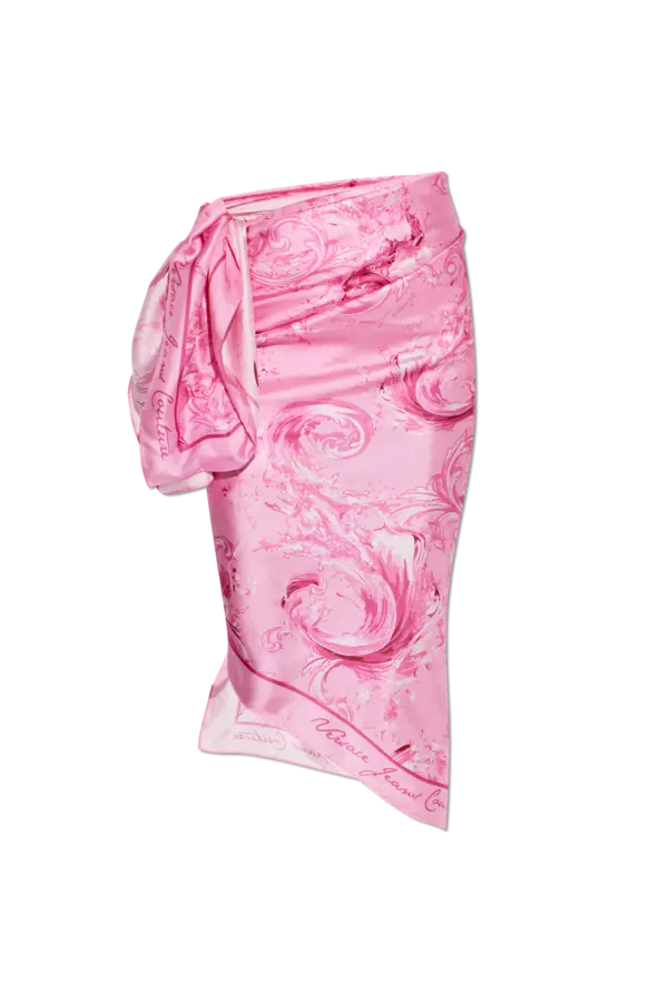 Versace Baroque Printed Pareo - Pink