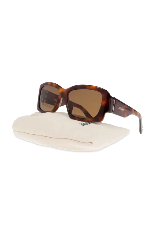 Jacquemus Rectangular Sunglasses - Brown