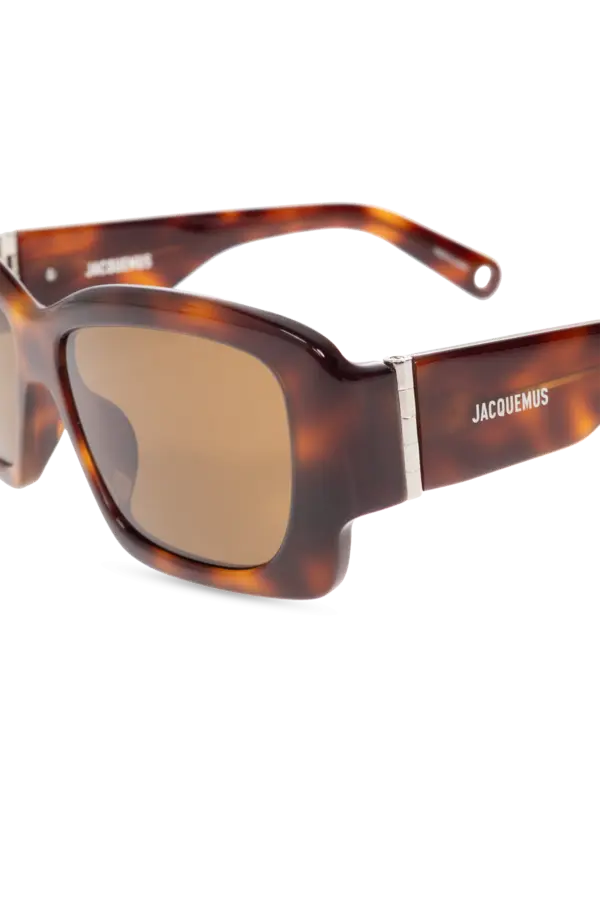 Jacquemus Rectangular Sunglasses - Brown
