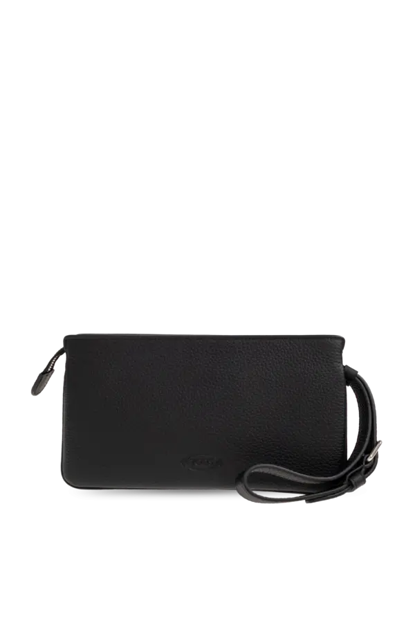TOD’S Leather Wallet With Wrist Strap