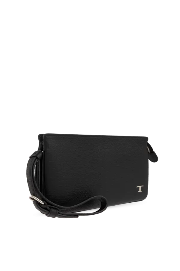 TOD’S Leather Wallet With Wrist Strap
