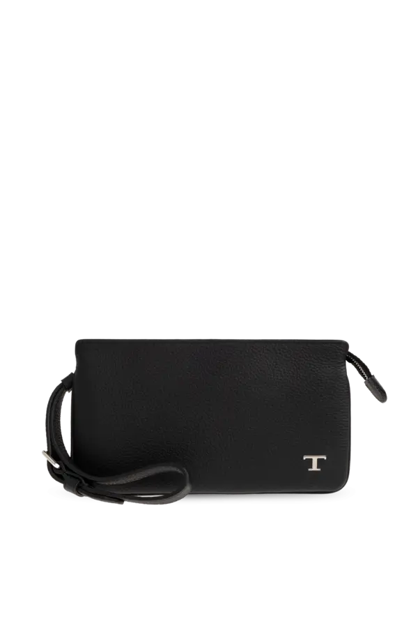 TOD’S Leather Wallet With Wrist Strap
