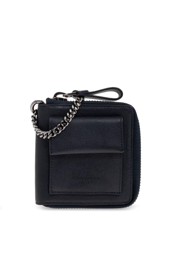 Giorgio Armani Wallet On A Chain - Navy Blue