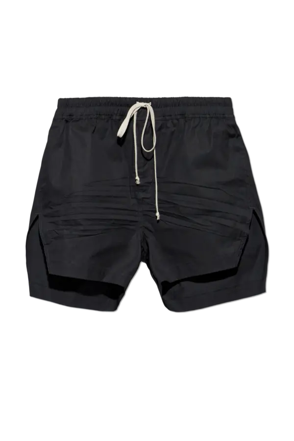 Rick Owens Cotton Shorts - Black