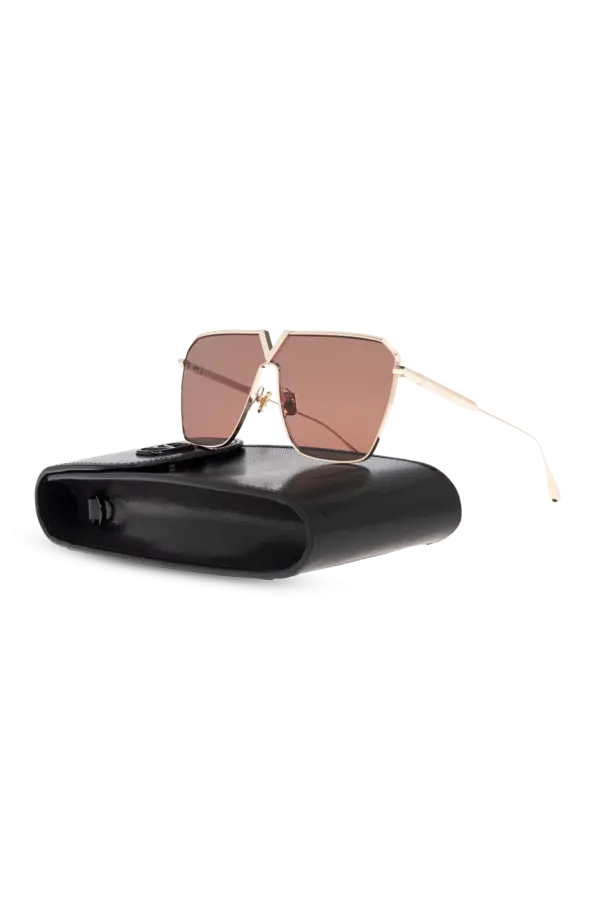 Valentino Garavani Square Frame Sunglasses - Gold