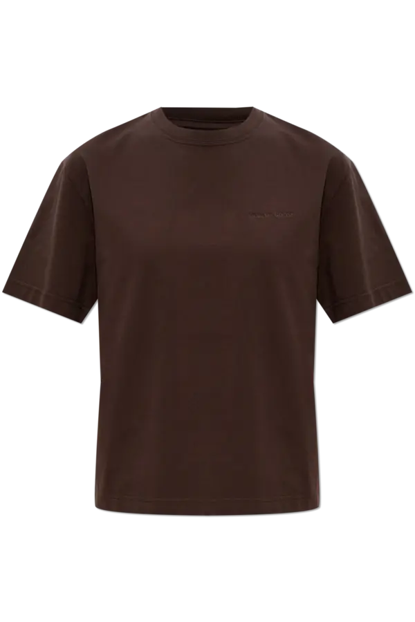 Canada Goose T-shirt With Embroidered Logo - Brown