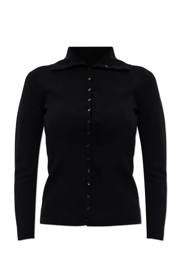 TOTEME Collared Cardigan - Black