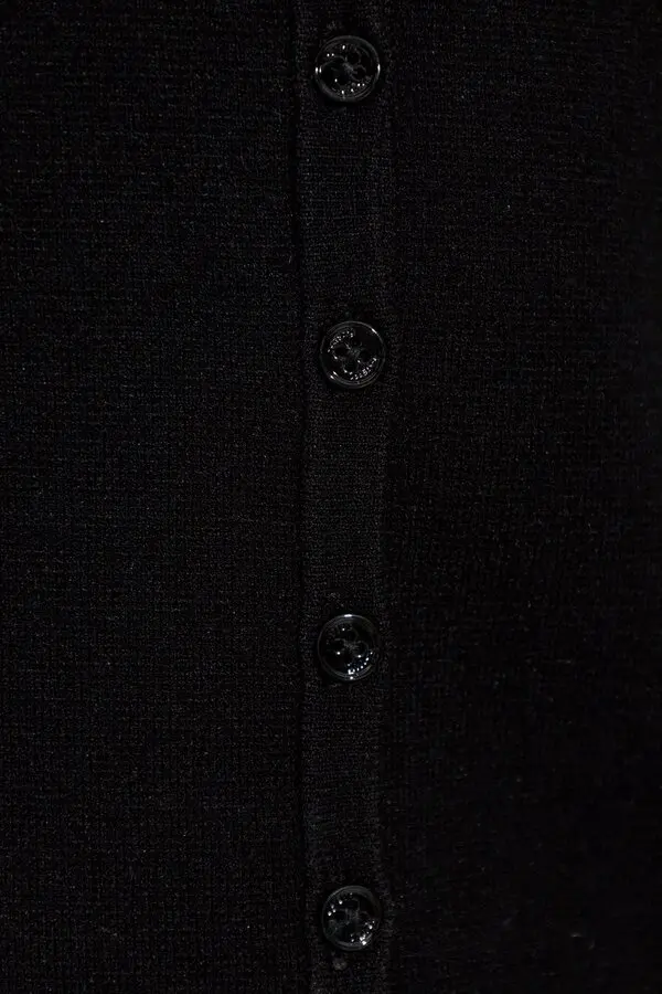 TOTEME Collared Cardigan - Black