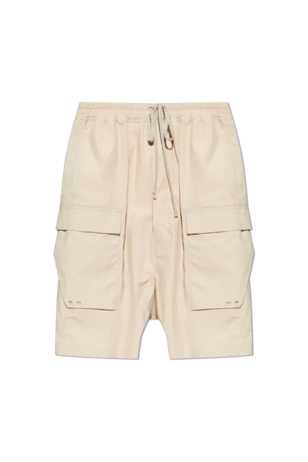 Rick Owens Cargo Shorts - Cream