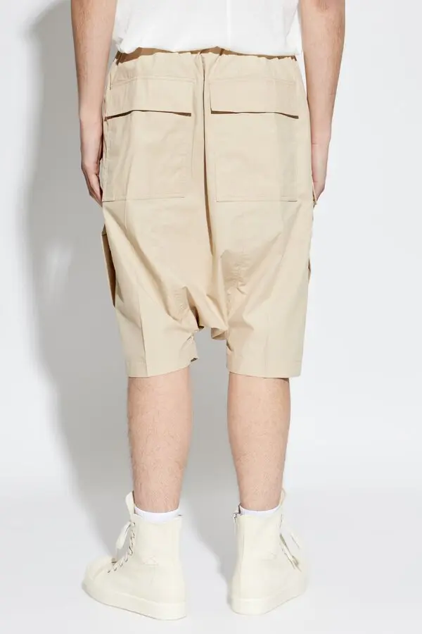 Rick Owens Cargo Shorts - Cream