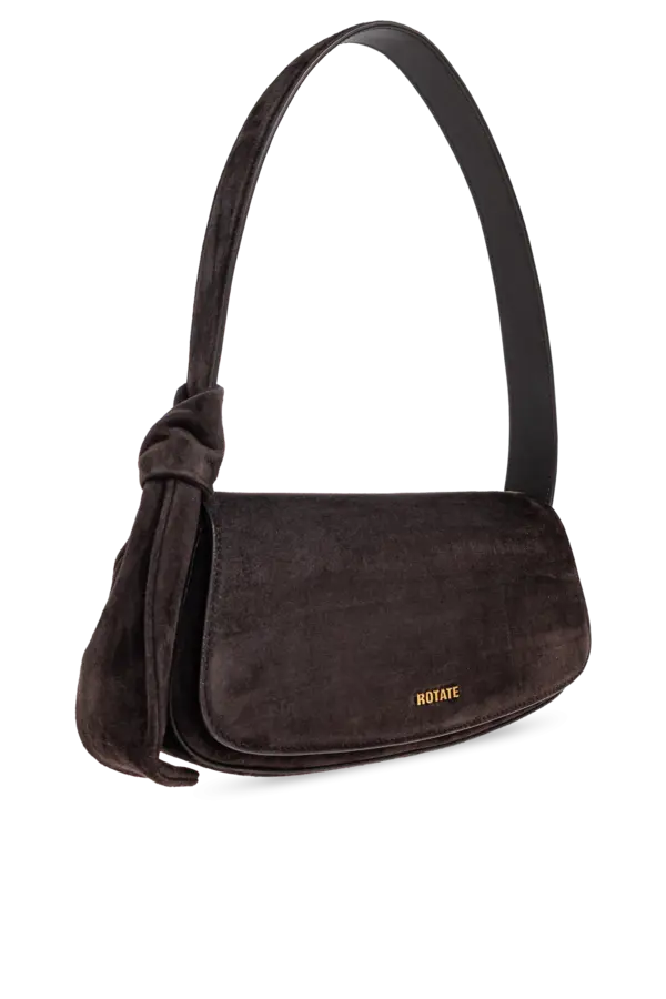 ROTATE BY BIRGER CHRISTENSEN Suede Shoulder Bag - Brown