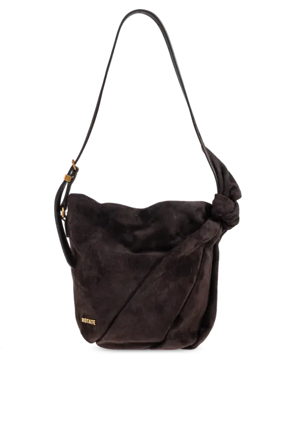 ROTATE BY BIRGER CHRISTENSEN Suede Shoulder Bag - Brown