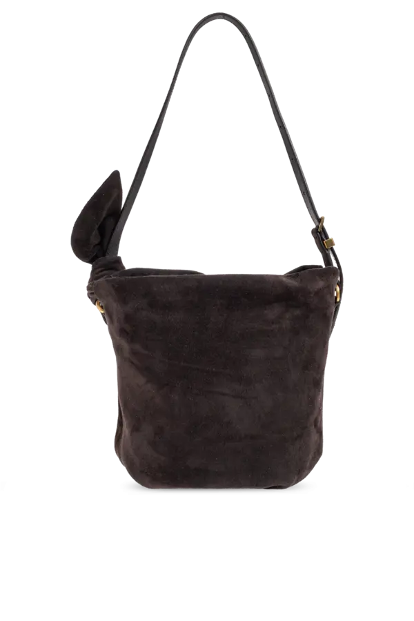ROTATE BY BIRGER CHRISTENSEN Suede Shoulder Bag - Brown
