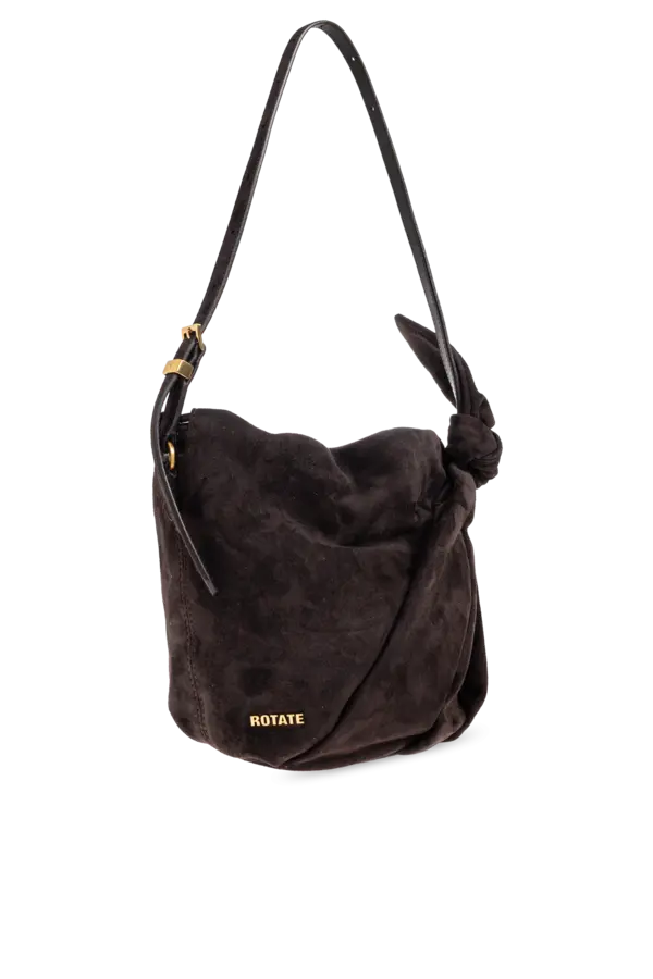 ROTATE BY BIRGER CHRISTENSEN Suede Shoulder Bag - Brown