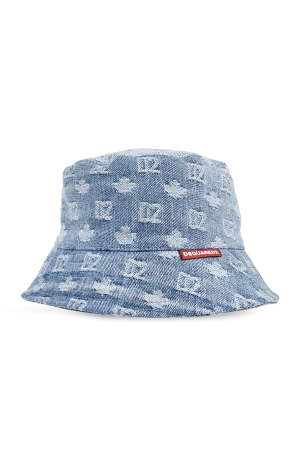 Dsquared2 Monogrammed Bucket Hat - Blue