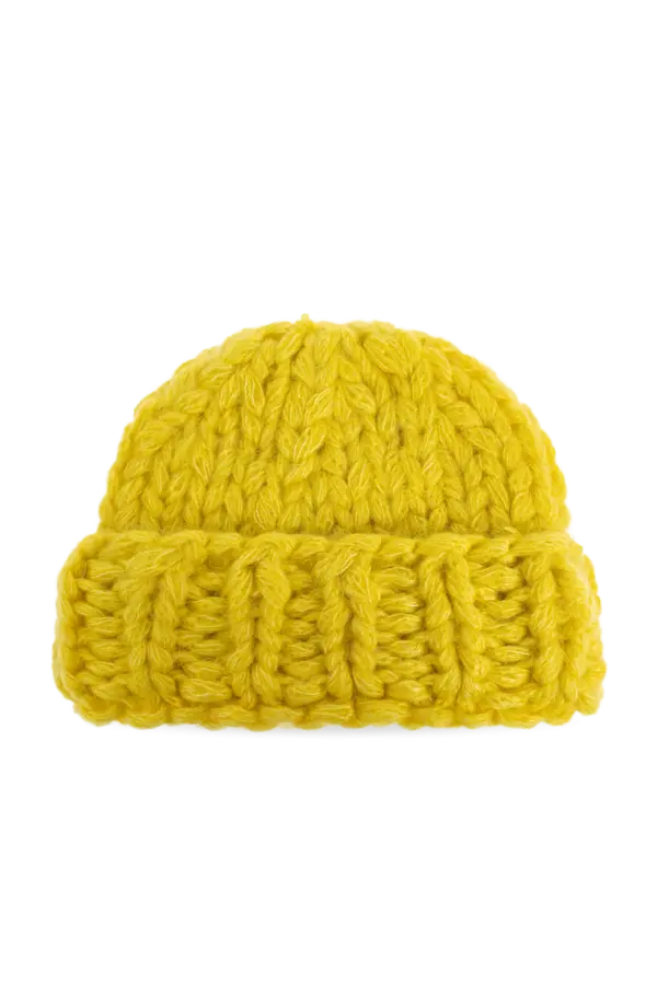 Issey Miyake Mohair Beanie - Yellow
