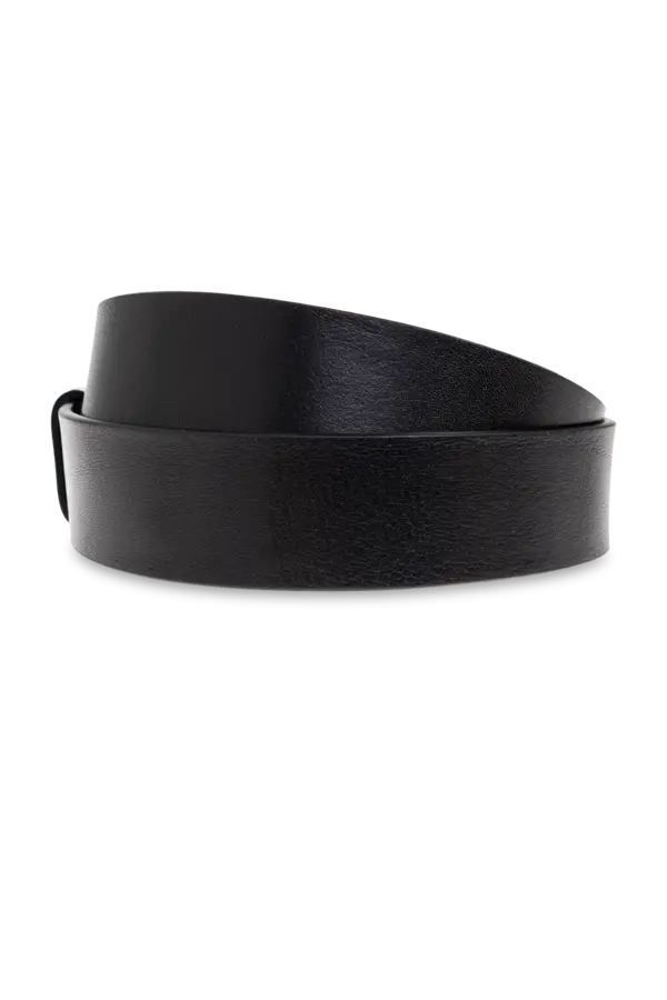 Dsquared2 Leather Belt With 'rebels' Buckle