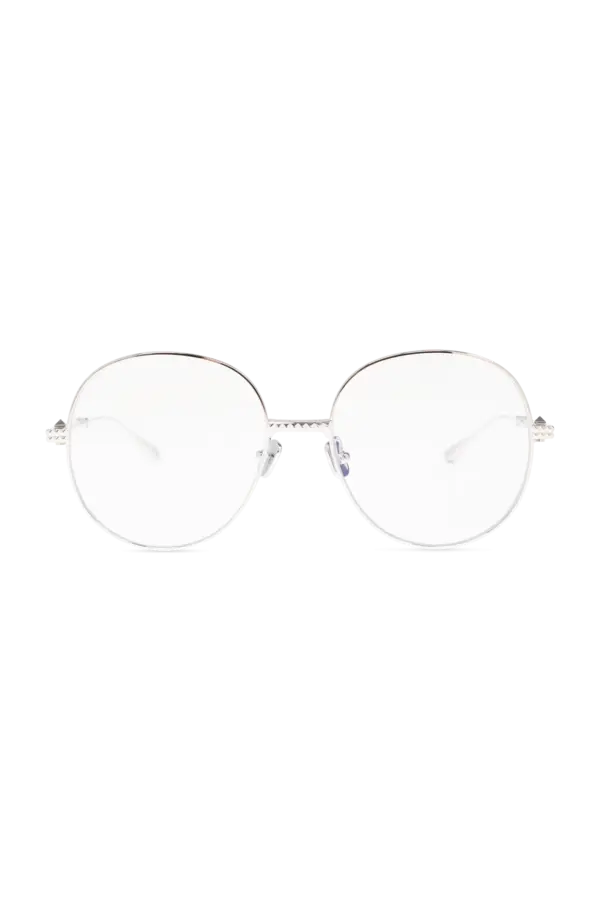 Valentino Garavani Eyeglasses Round Frame - Silver