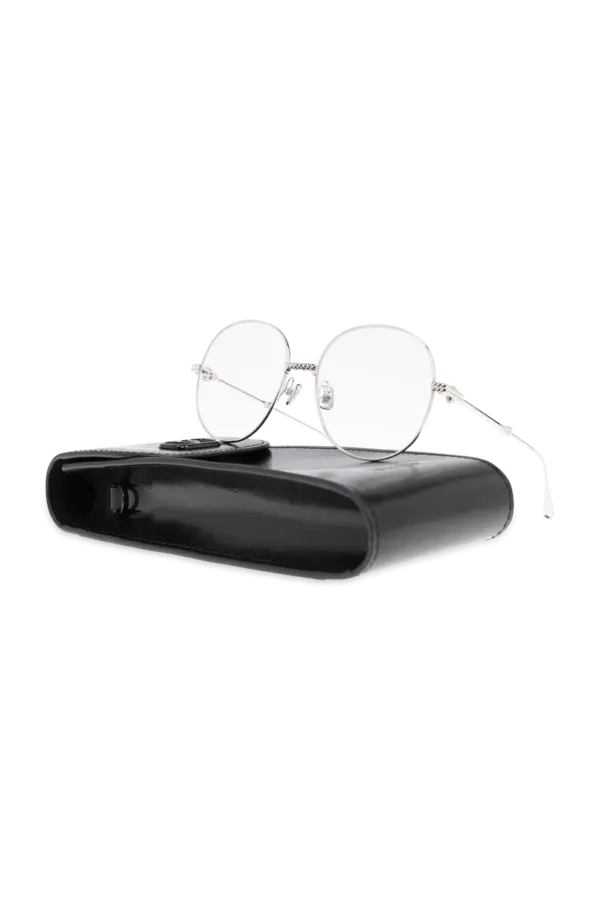 Valentino Garavani Eyeglasses Round Frame - Silver
