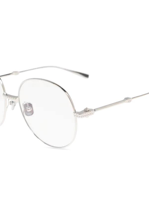 Valentino Garavani Eyeglasses Round Frame - Silver