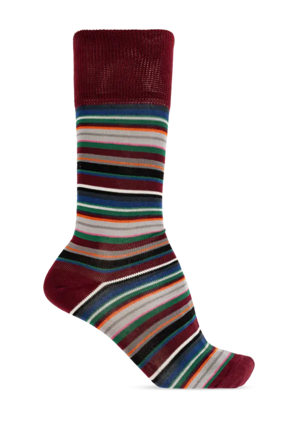 Paul Smith Striped Mid-calf Socks - Multicolour