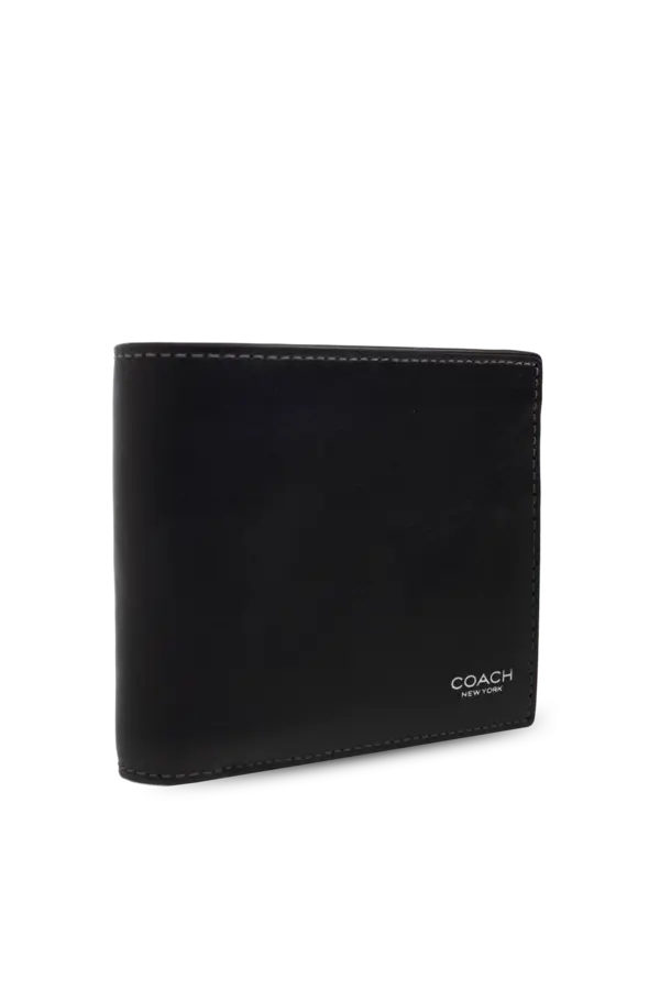 COACH Leather Wallet With Logo