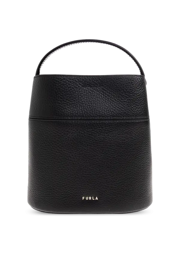 Furla Amelia Mini Bucket Handbag - Black