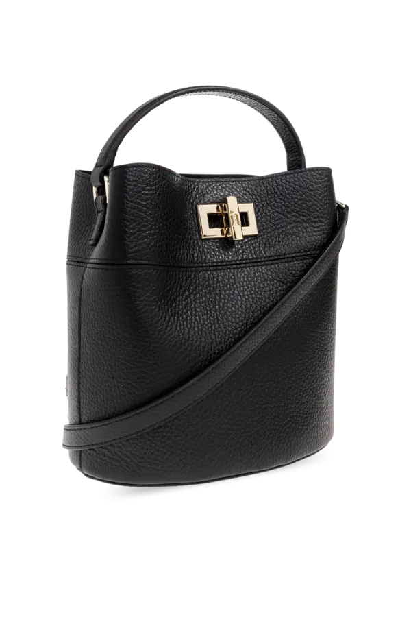Furla Amelia Mini Bucket Handbag - Black
