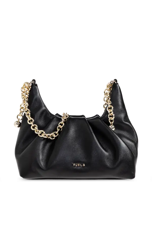 Furla Delia Mini Shoulder Bag - Black